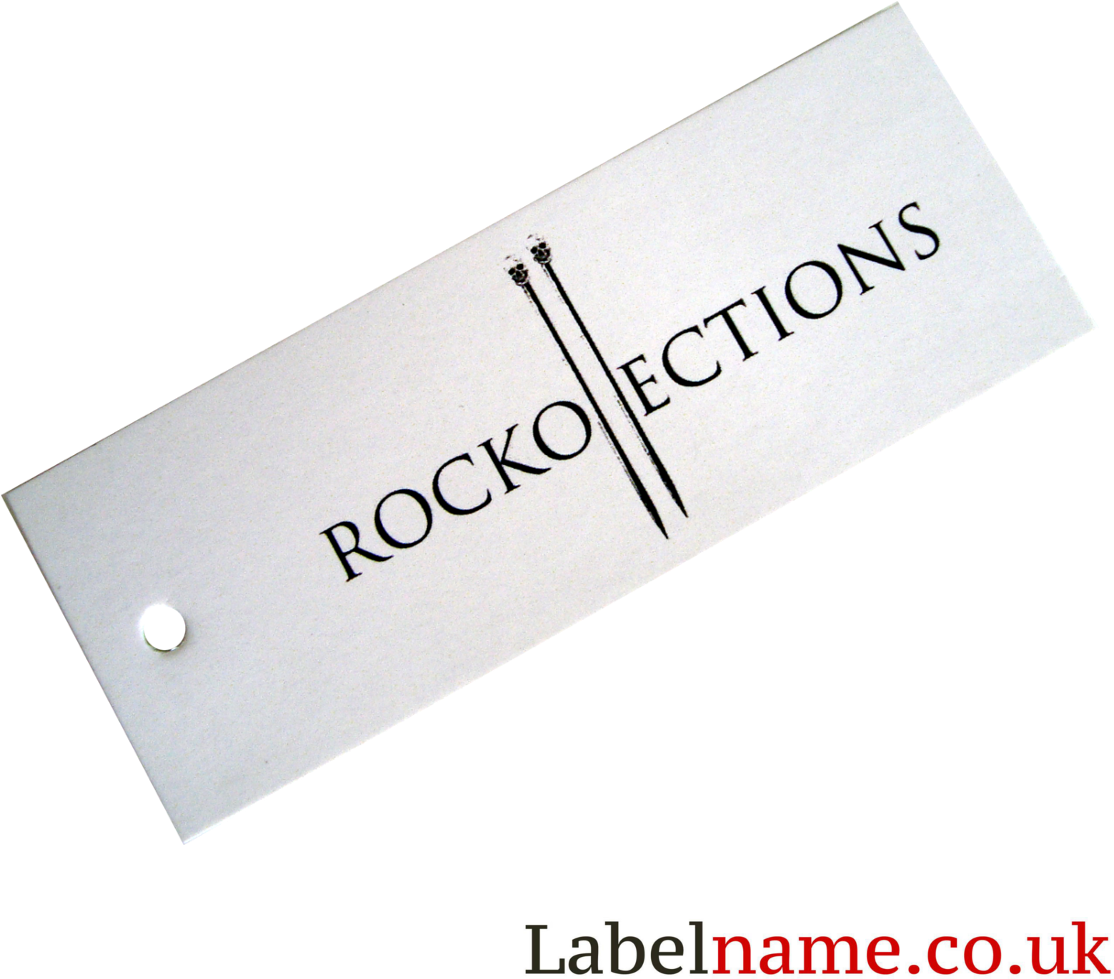Download Swing Tag Printed With Logo And Blank Back For Pricing - Label ...
