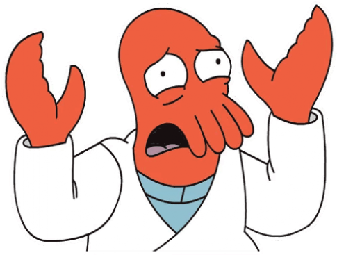 Download Dr Zoidberg Confused - Full Size PNG Image - PNGkit