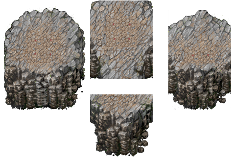 Download Desert-cliffs - Top Down 2d Cliff - Full Size PNG Image - PNGkit