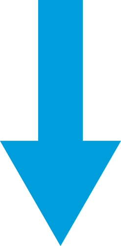 Download Like - Blue Down Arrow Icon - Full Size PNG Image - PNGkit