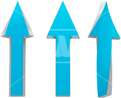 Download 3d Blue Arrows - Full Size PNG Image - PNGkit