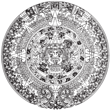 Download Sun Shield - Aztec Calendar - Full Size PNG Image - PNGkit