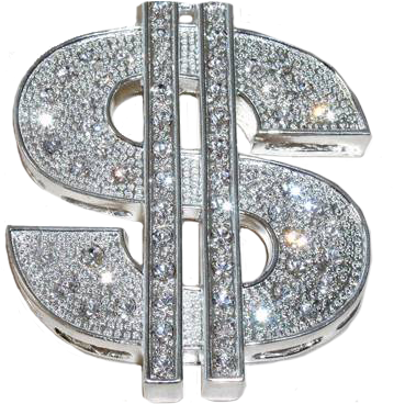 Bling Money Sign