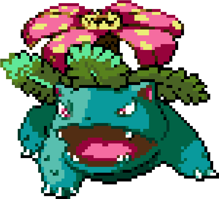 Download Venusaur - Minecraft Pixel Art Templates Ironman - Full Size ...