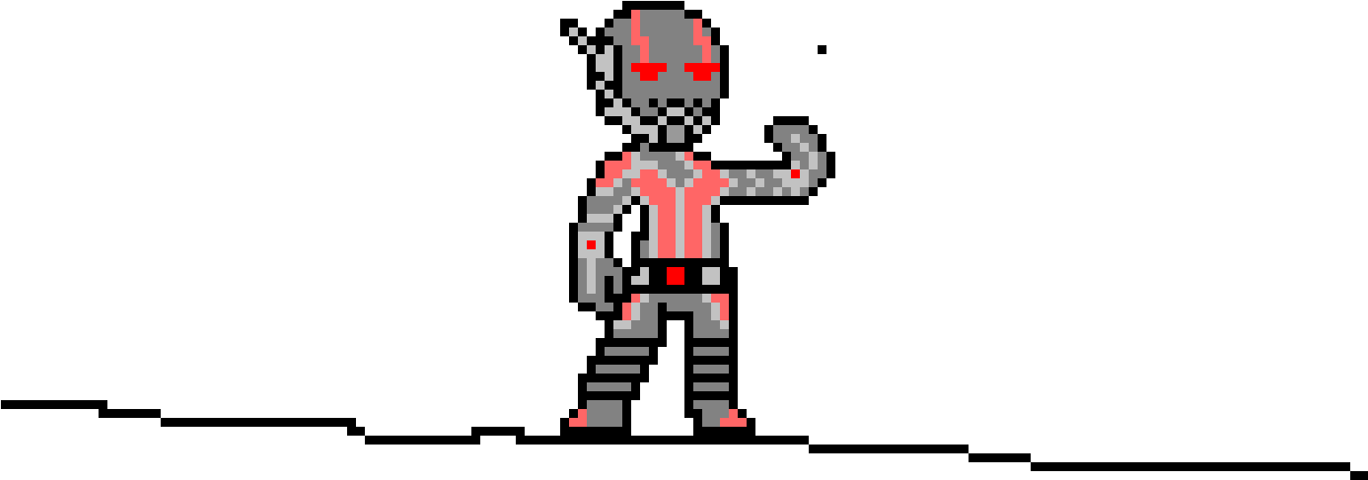 Download Ant Man - Pixel Art Ant Man - Full Size PNG Image - PNGkit