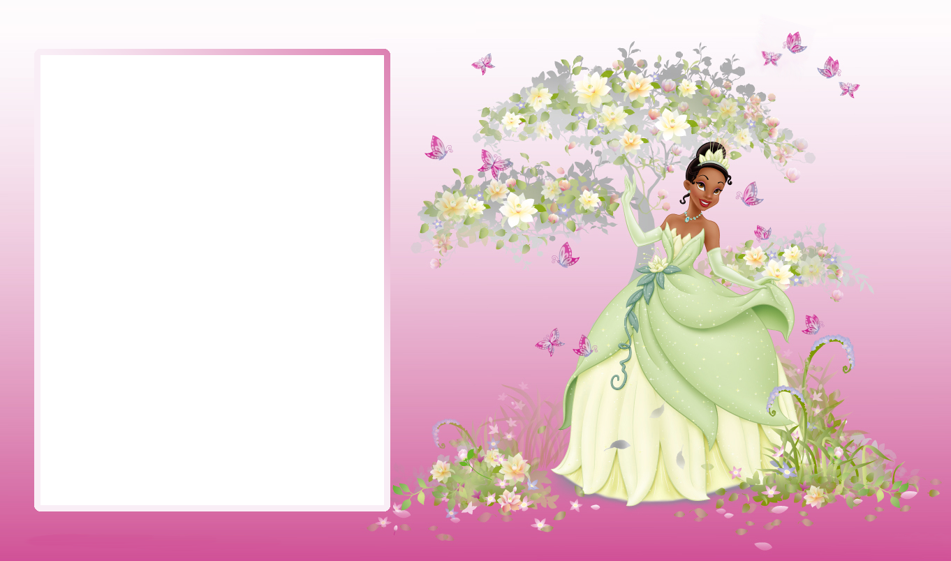 Download View Full Size - Princess And The Frog Frame - Full Size PNG ...