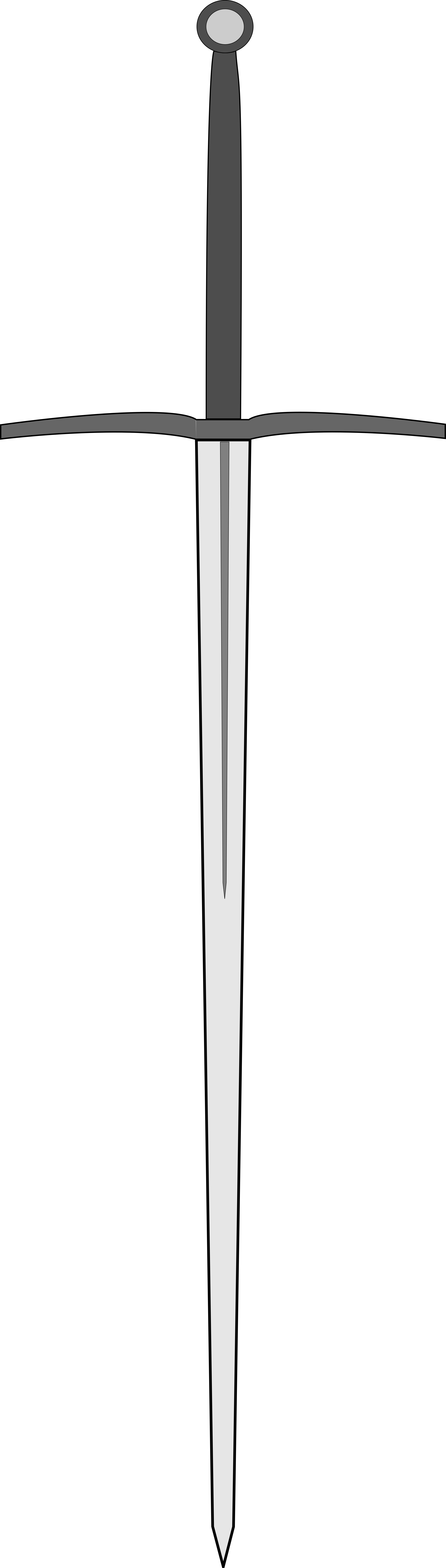 Download Sword - Two Handed Sword Drawing - Full Size PNG Image - PNGkit