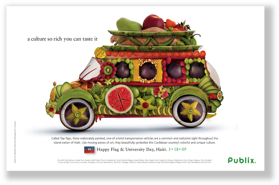 Download Publix Haiti Bus Ad - Full Size PNG Image - PNGkit