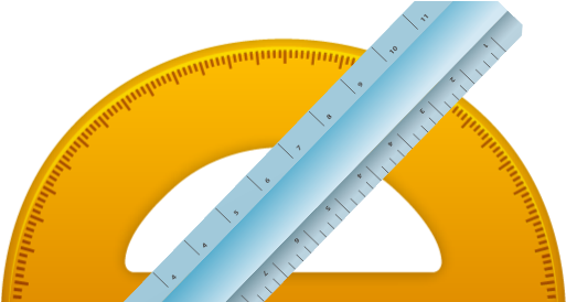 Download Protractor And Ruler - Full Size PNG Image - PNGkit
