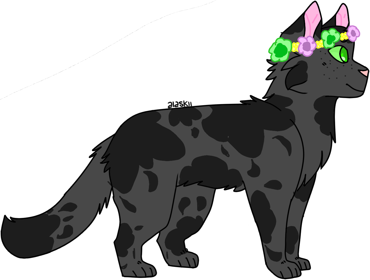 Download Free Cat Lineart By Alaskii-dal0qi6 - Animal Jam Clans - Full ...