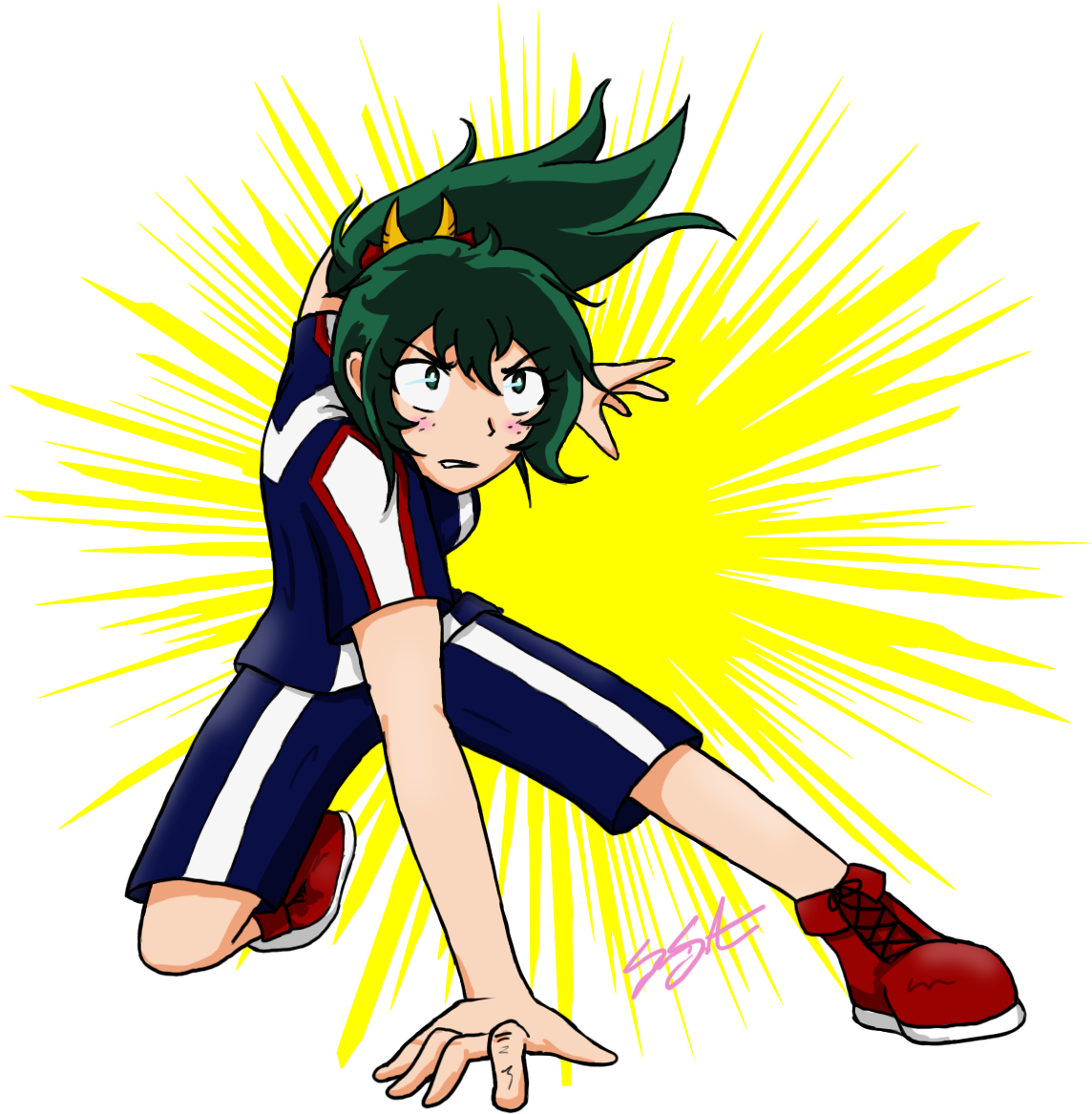 Download Transparent Zoom - My Hero Academia Deku Genderbend - PNGkit