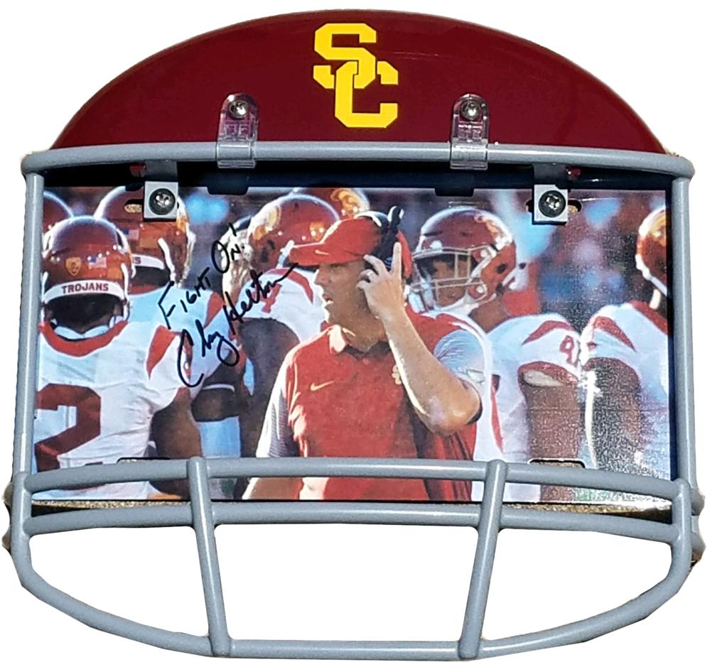 Download Limited Edition Signed Clay Helton Usc Helmet/mask - Fanmats ...