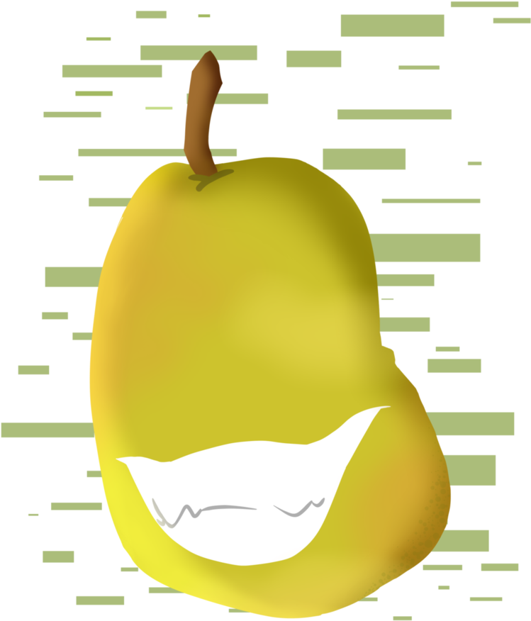 Download Biting Pear Of Salamanca Fan Art By - Drawing - Full Size PNG ...