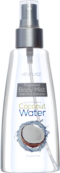 Download Anovia Coconut Water Body Mist - Body Spray - Full Size PNG ...