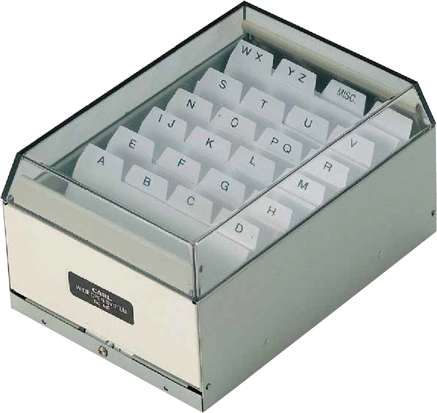 Download Transparent Index Card Holder - Business Card - PNGkit