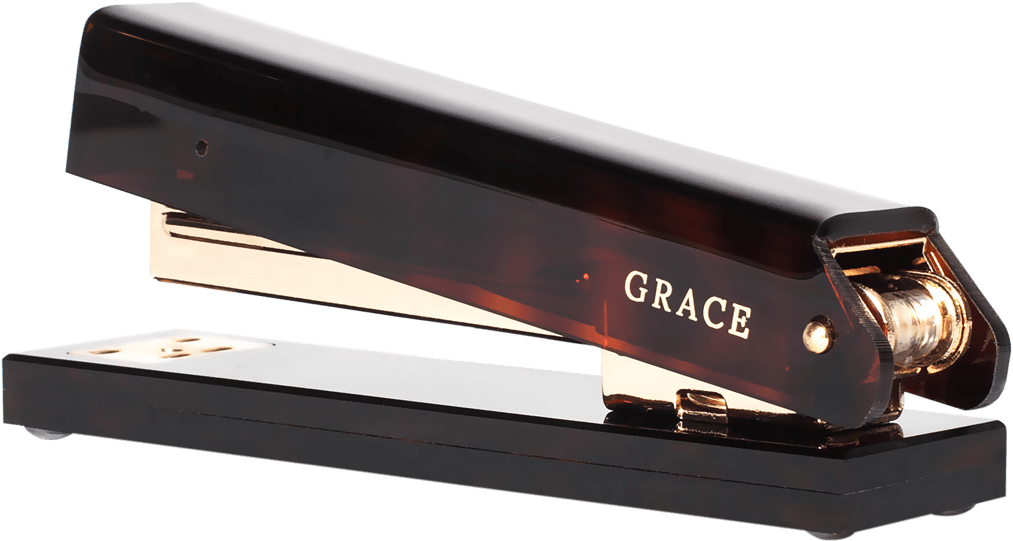 Download Kate Spade New York Tortoise Acrylic Stapler - Full Size PNG ...