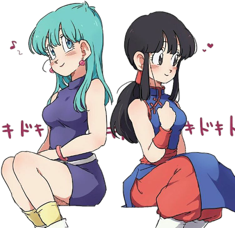 Download Chichi Vs Bulma - Full Size PNG Image - PNGkit