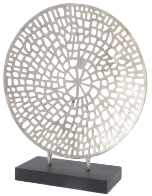 Download Libra Silver Coral Cage Textured Aluminium Sculpture - Gold ...