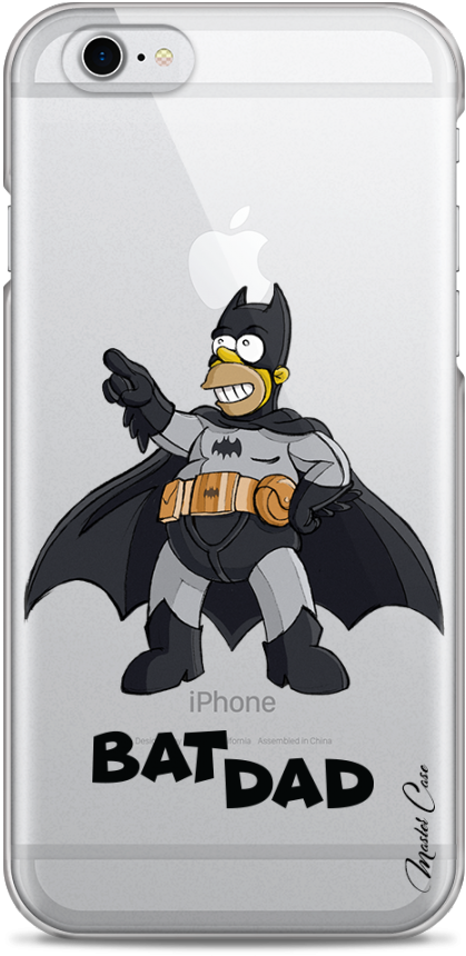 Download Coque Iphone 6plus/6splus Super Bat Dad Simpson Cartoon ...