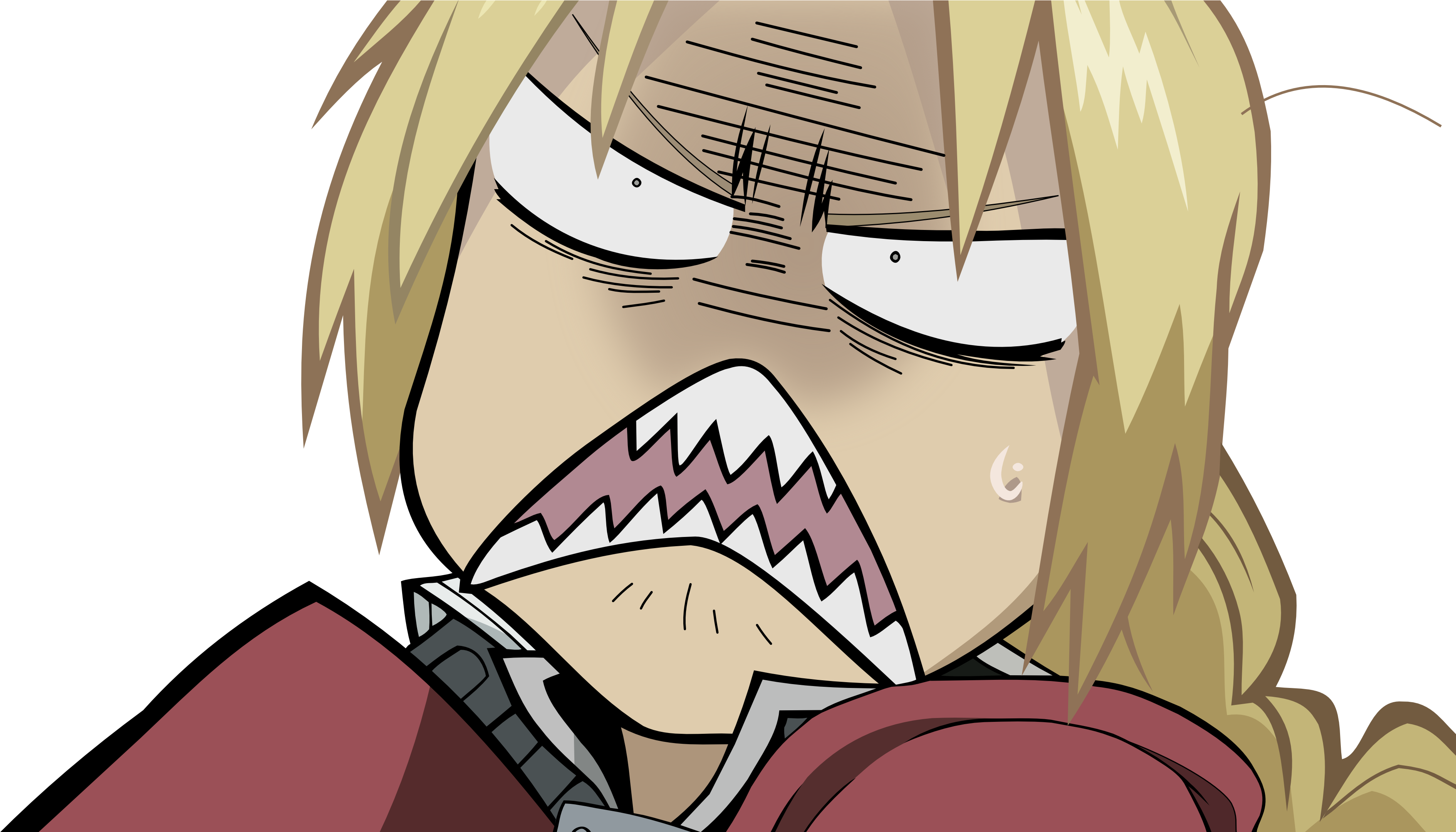 Edward Elric Angry Face
