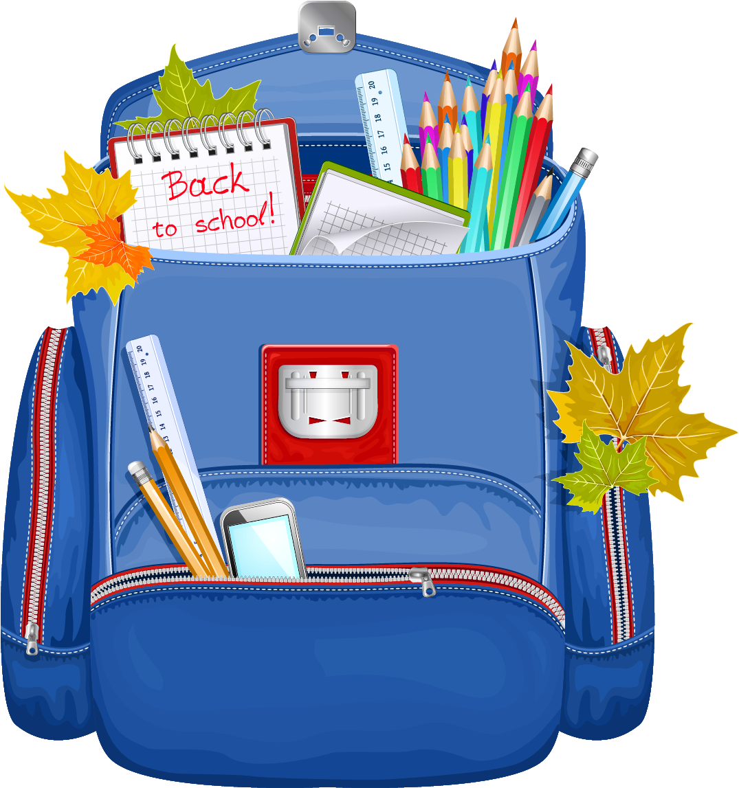 Download School Backpack Transparent Background - Full Size PNG Image ...