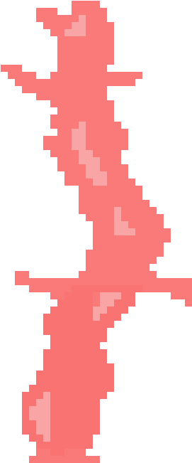 Download Coral - Coral Pixel Art Png - Full Size PNG Image - PNGkit