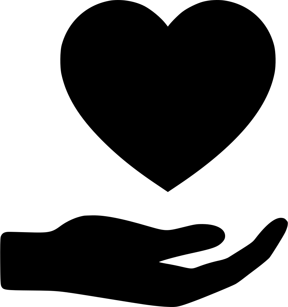 Download Hand Heart Comments - Hand With Heart Icon - Full Size PNG ...