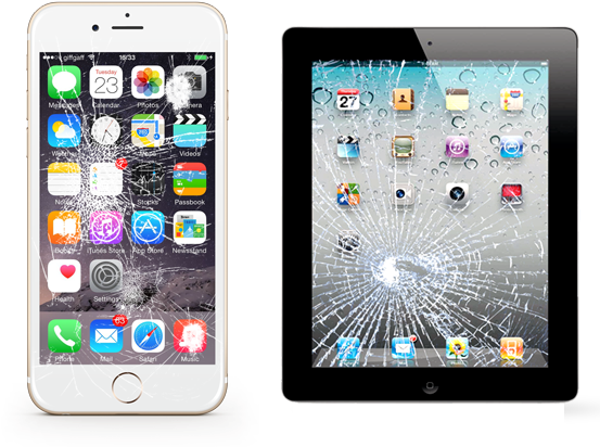 Download Iphone-brokenpad - Apple Ipad 3 Broken Screen Fix - Full Size ...