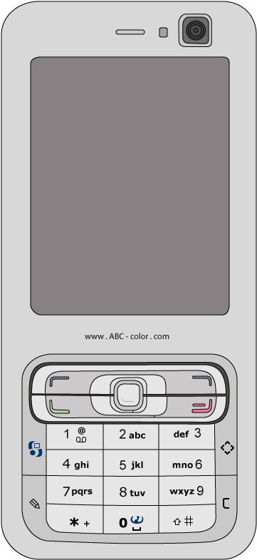 Download Cell Phone Raster Picture - Feature Phone - Full Size PNG ...