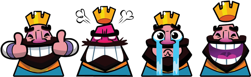 Download High Resolution Clash - Clash Royale King Rage - Full Size PNG ...