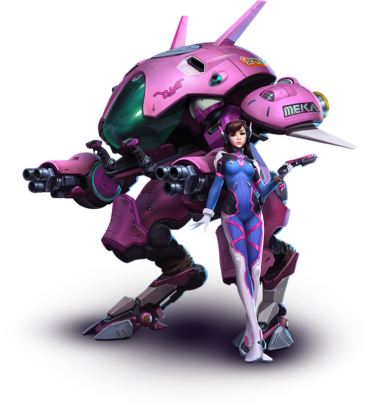 Download Va Mech Png - Heroes Of The Storm Dva Png - Full Size PNG ...
