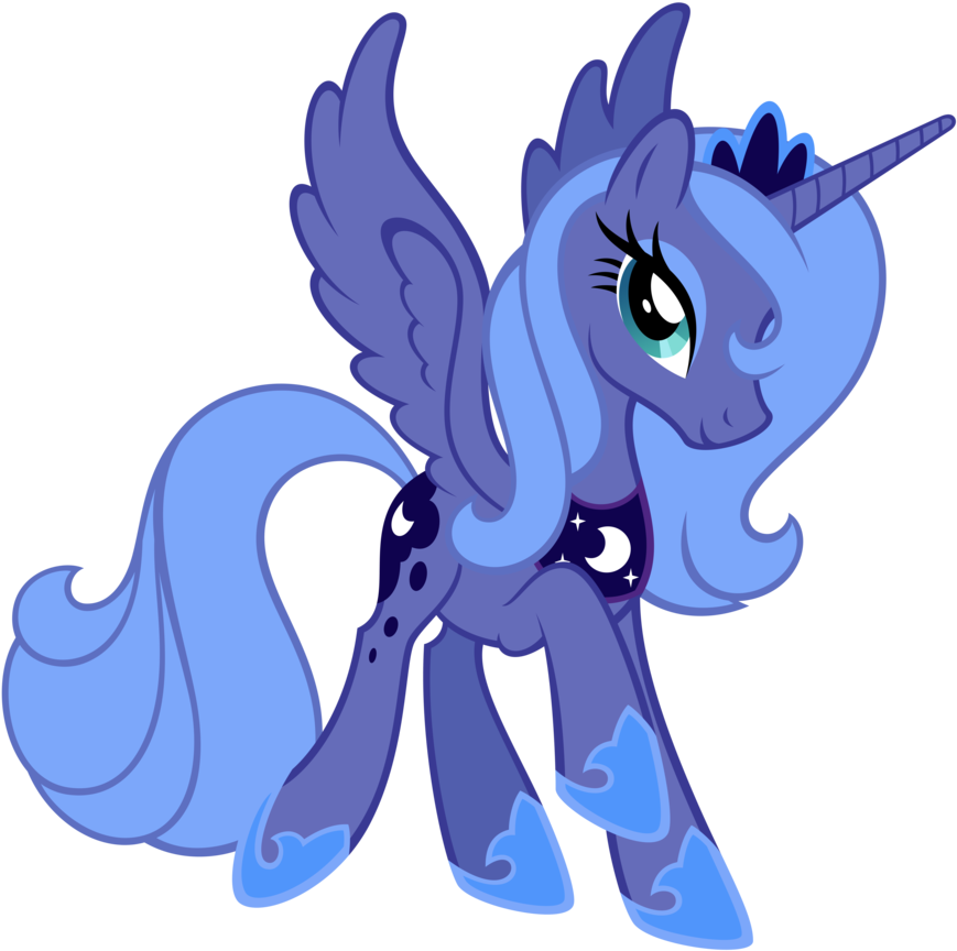 Download Mlp Princess Luna Png Banner Black And White Download - Luna ...