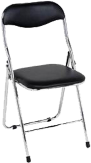 Download Black Folding Chair - Folding Chair - Full Size PNG Image - PNGkit