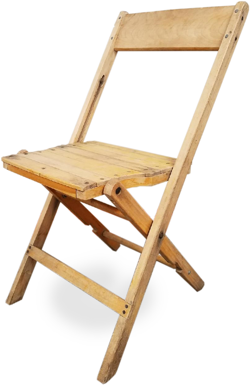 Download Wood Chairs - Folding Chair - Full Size PNG Image - PNGkit