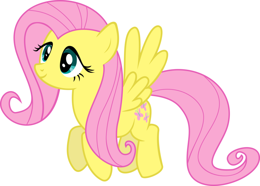 Fluttershy Flying Vector