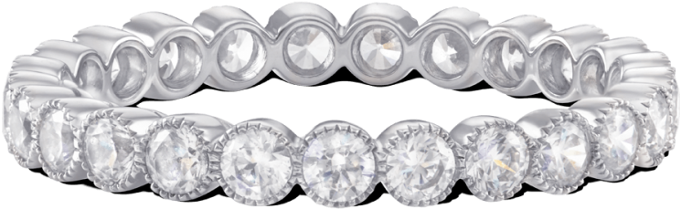 Download Ring Bezeled Diamonds Eternity Wedding Band Platinum - Diamond ...