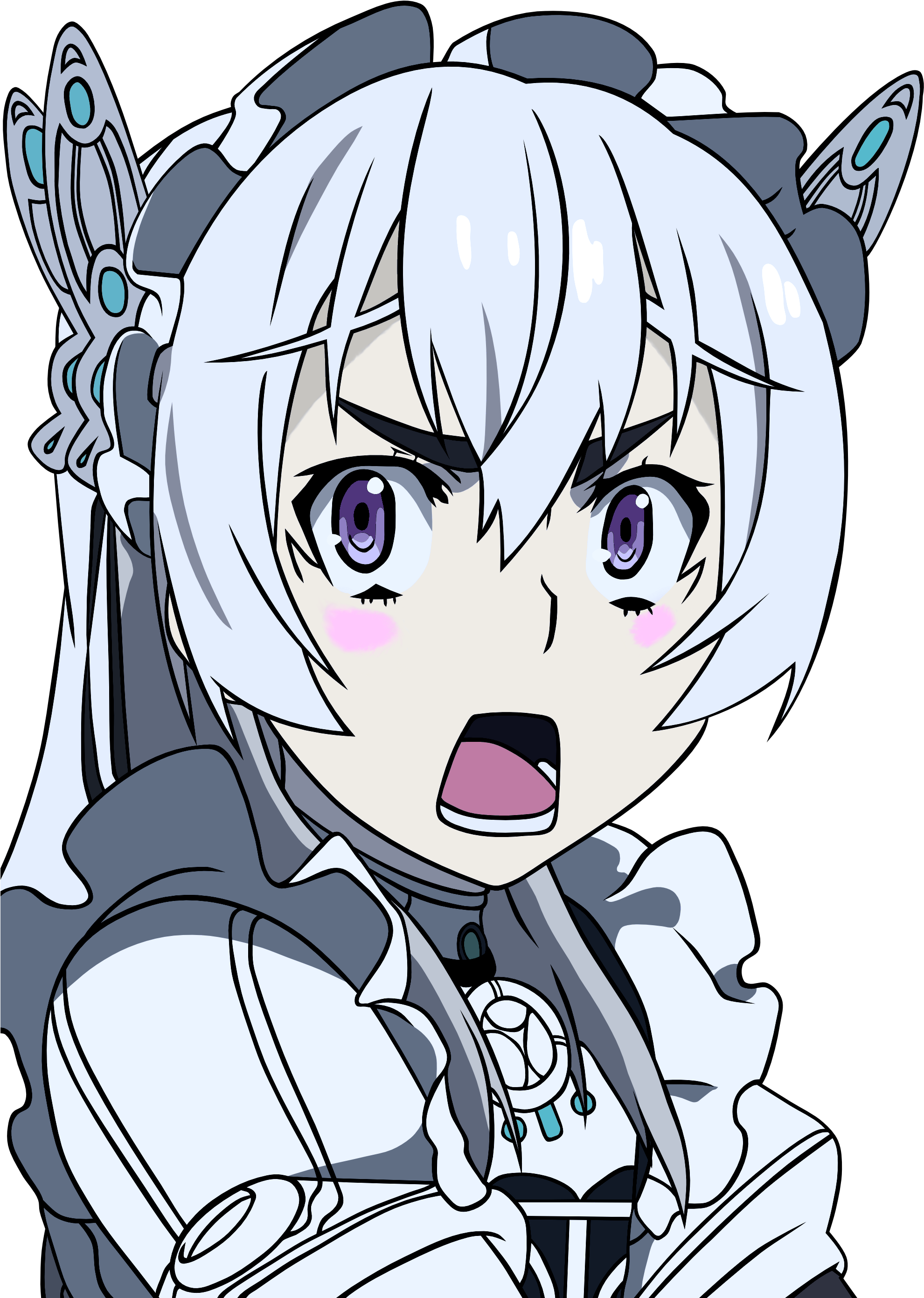 Download Color Correct/lightened Up - Chaika Trabant Face - Full Size ...