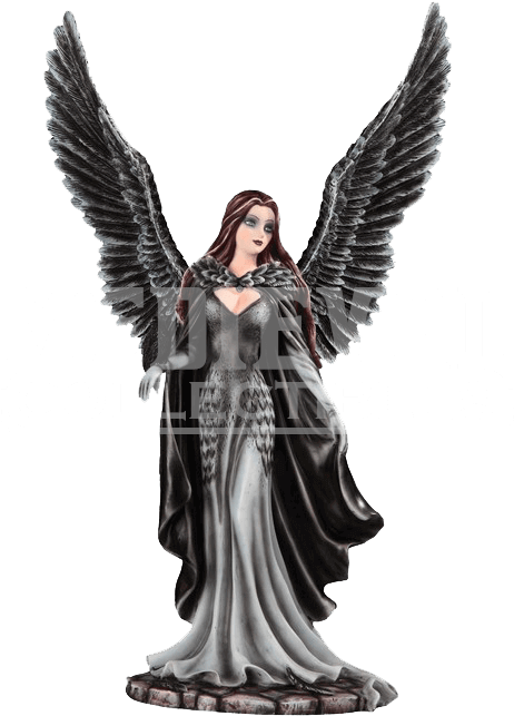 Download Elegant Dark Angel Statue - Transparent Png Dark Angel - Full ...