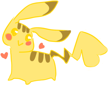 Download A Happy Pika - Cartoon - Full Size PNG Image - PNGkit
