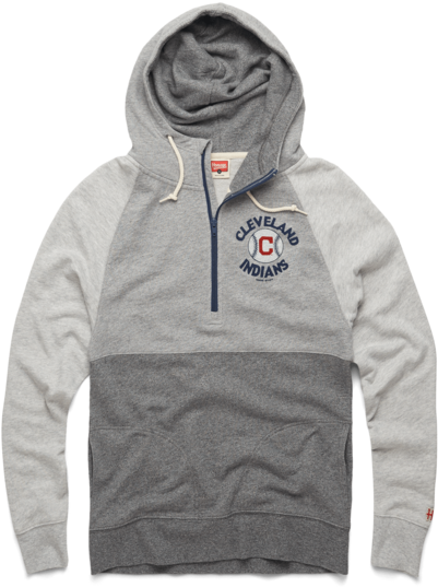 Download Cleveland Indians Baseball Power Zip Mlb Retro Hooded - Hoodie ...