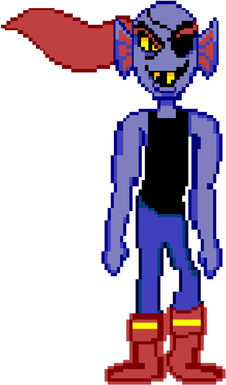 Download By Kirbypupppets On Deviantart - Undyne Sprite No Armor - Full ...