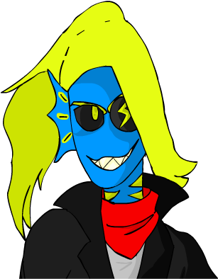 Download Light Undyne - Cartoon - Full Size PNG Image - PNGkit