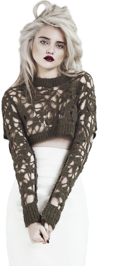 Download Female Model Png - Sky Ferreira Photoshoot - Full Size PNG ...