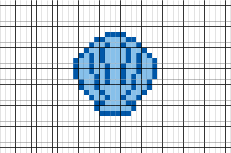 Download Pixel Sea Shell - Full Size PNG Image - PNGkit