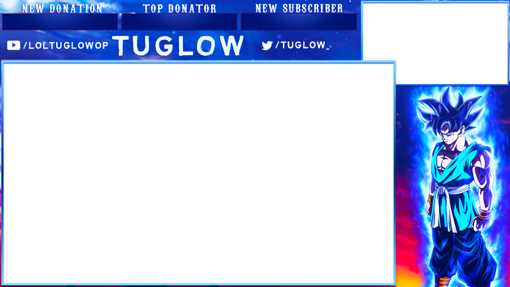 Download Tuglow Goku Overlay - Goku - Full Size PNG Image - PNGkit