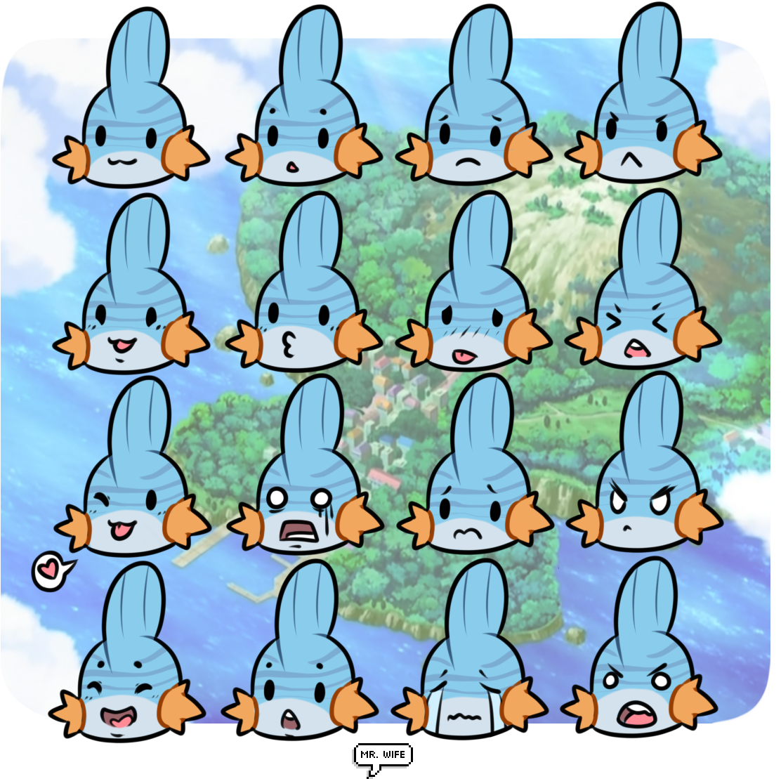 Download Author Comments - Chibi Mudkip - Full Size PNG Image - PNGkit