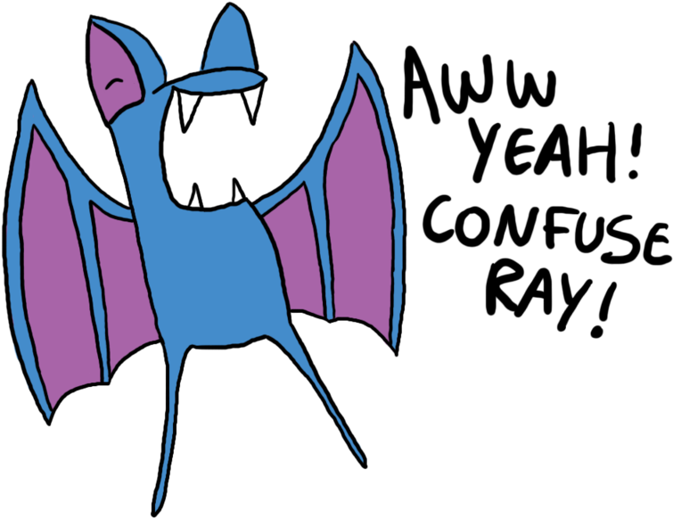 Download Zubat Used Supersonic - Zubat Used Confuse Ray - Full Size PNG ...