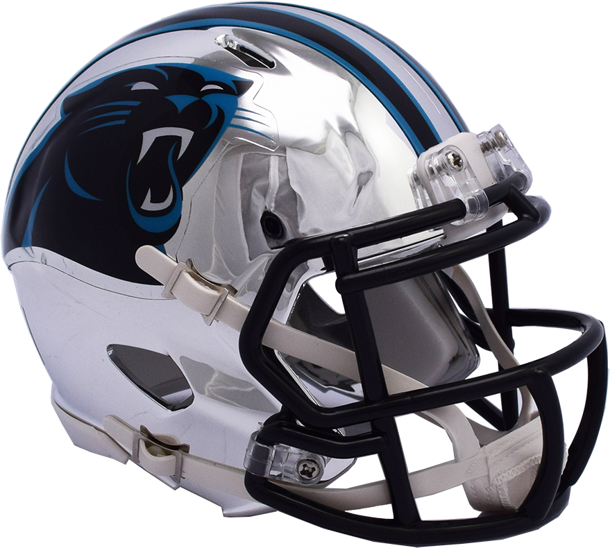 Download Carolina Panthers Chrome Alternate Speed Mini Helmet ...