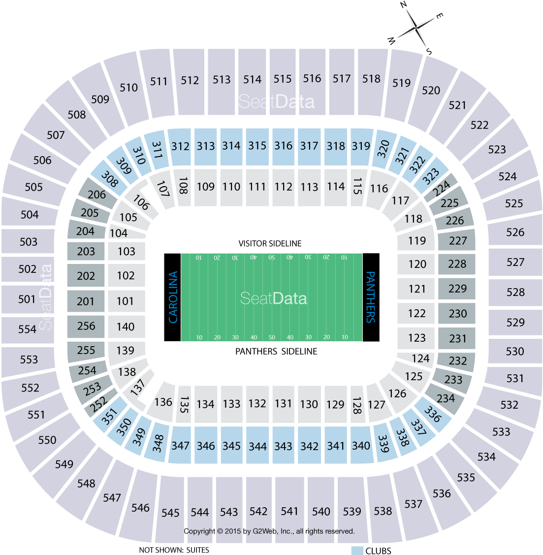 Download Click Section To See The View - Thomas And Mack Seating Chart ...