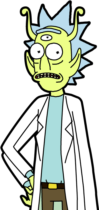 Download Alien Rick Sprite Revised - Alien Rick - Full Size PNG Image ...
